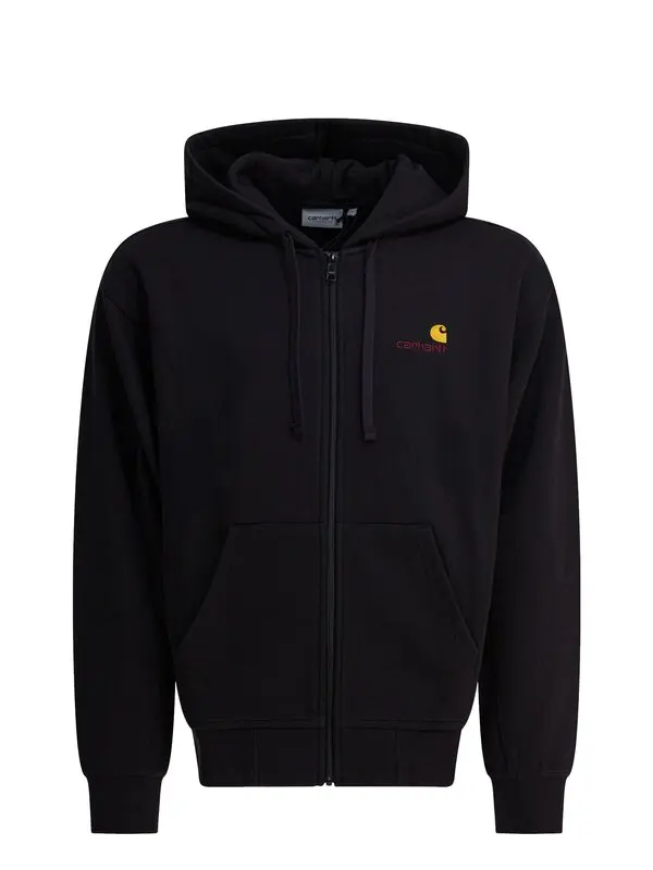 Carhartt Work In Progress American Script Hoodie - Black