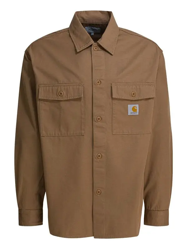 Carhartt Work In Progress Kelly Overshirt Jacket - Beige