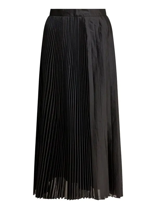 SANDBEIGE Pleated Skirt - Black
