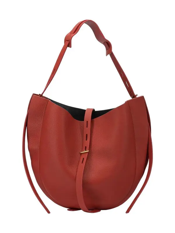 MINOBOSSI Calfskin Shoulder Bag - Bordeaux