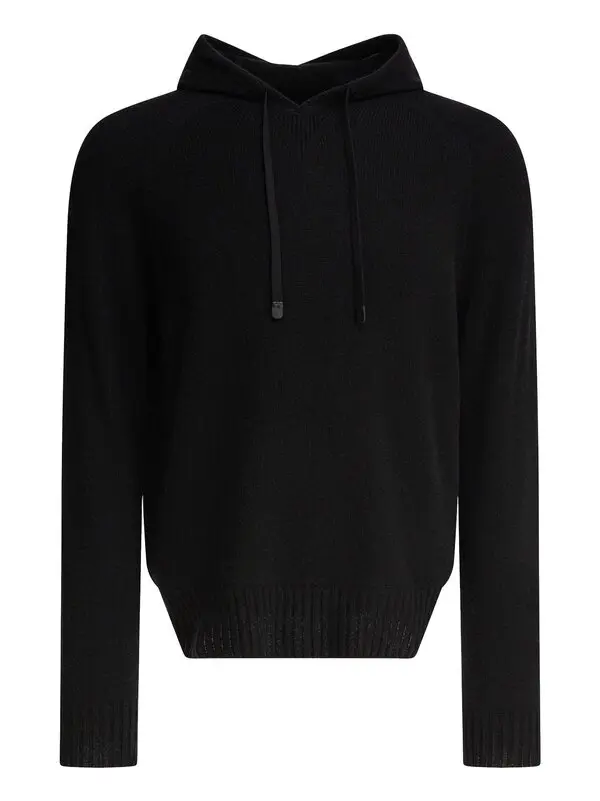 TOM FORD Cashmere Hooded Sweater - Black