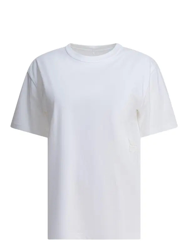 Alexander Wang Essential Jersey T-shirt With Puff Logo - White