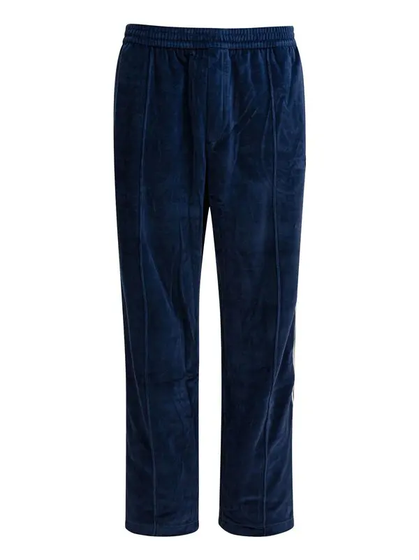 Adidas Originals By Alexander Wang Wales Bonner Velour' Sport Pants - Blue