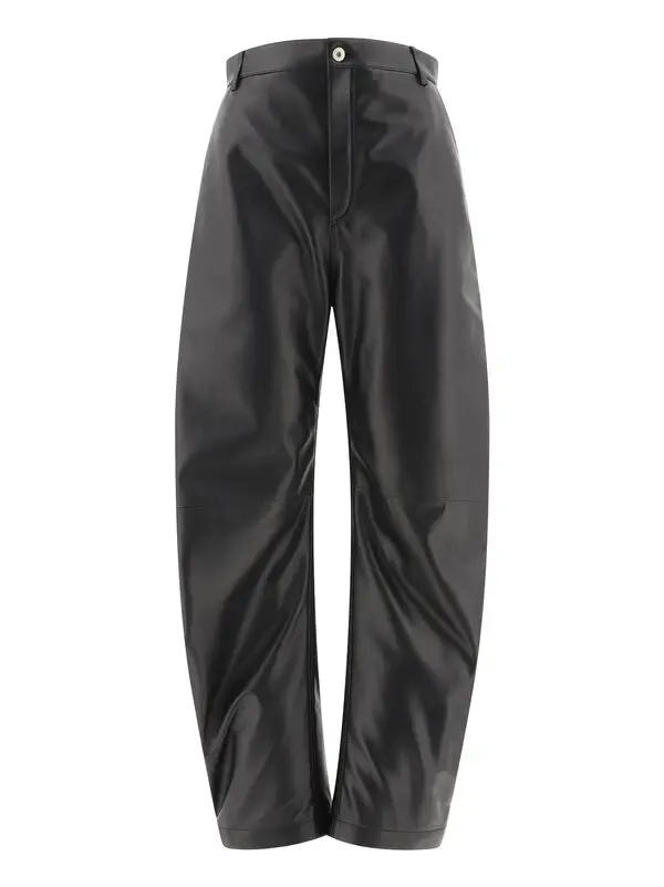 Loewe Balloon Nappa Lambskin Pants - Black