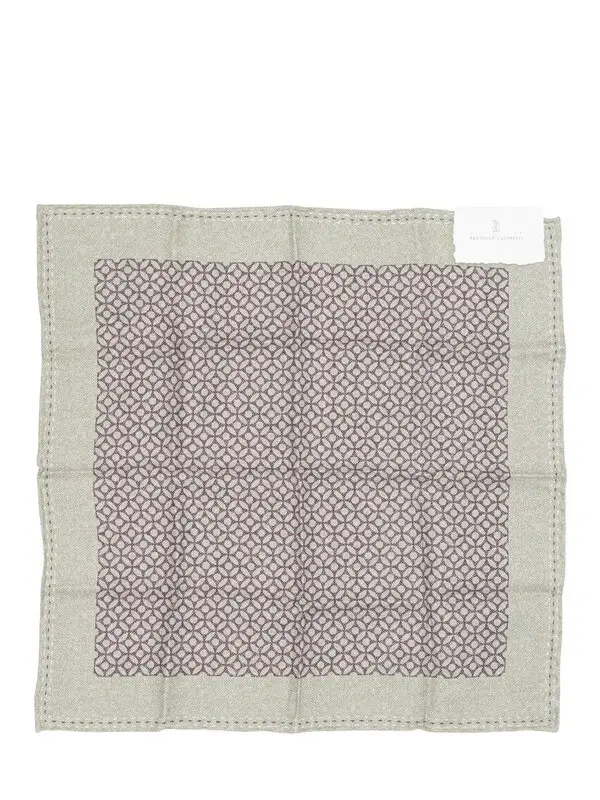 Brunello Cucinelli Silk Pocket Clutch - Beige