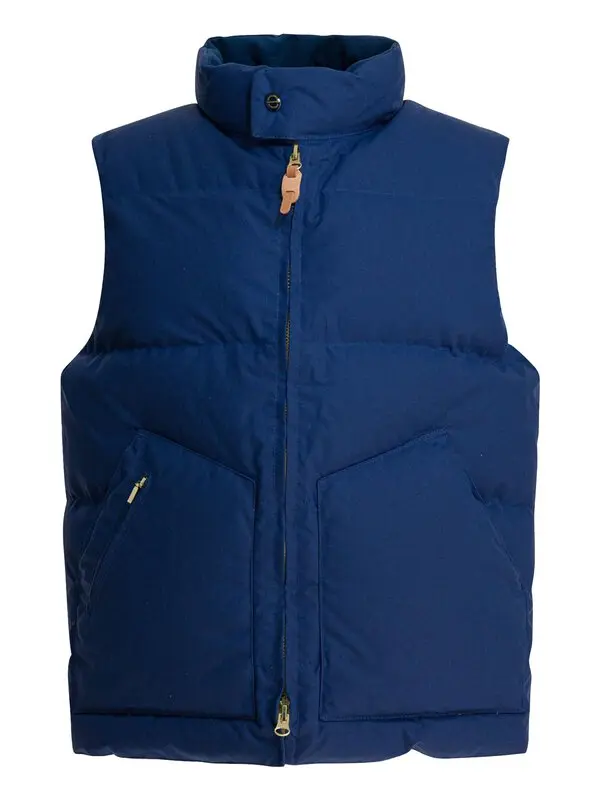 MANIFATTURA CECCARELLI Goose Down Vest - Blue