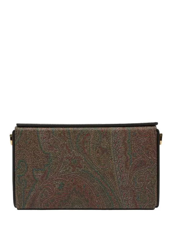 Etro Jacquard Clutch With Paisley Pattern - Bordeaux
