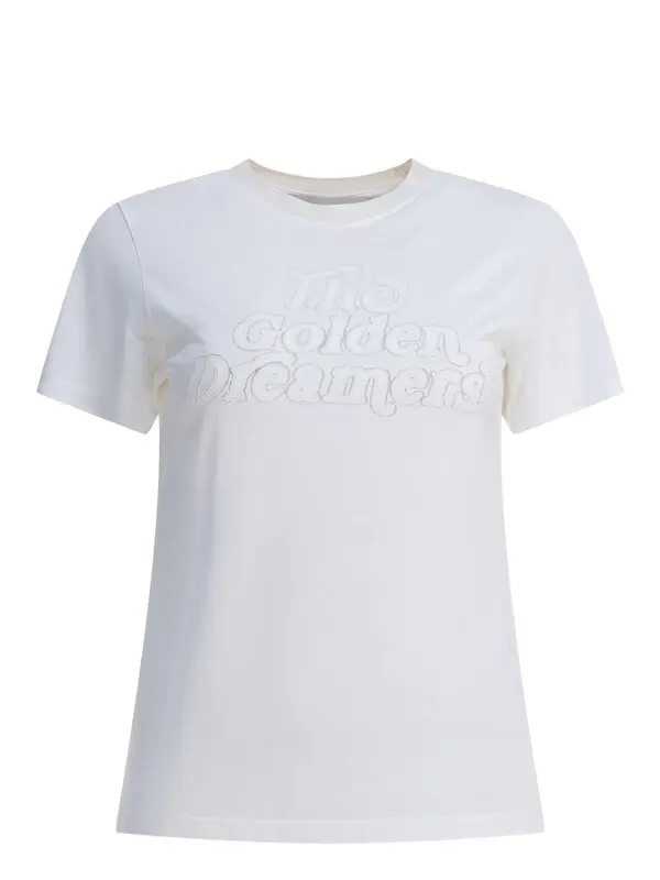 GOLDEN GOOSE Viscose T-shirt - White
