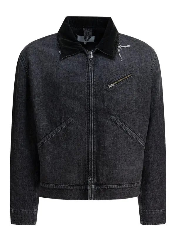 MAISON MARGIELA Japanese Cotton Denim Jacket - Black