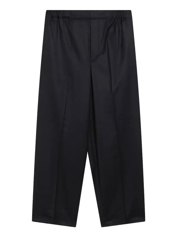 Jacquemus Wide-leg Virgin Wool Trousers - Blue