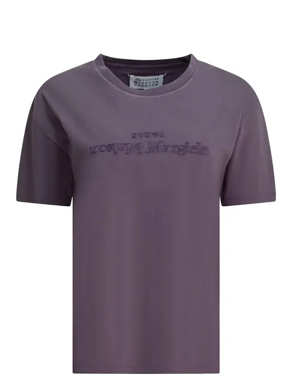 MAISON MARGIELA Reverse Logo T-shirt - Purple