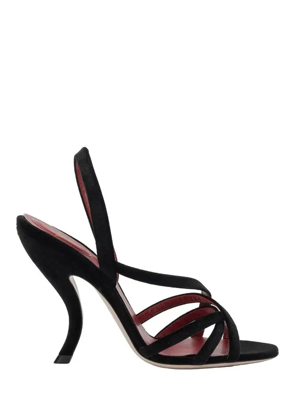 Valentino Garavani Fetishique 105mm Heeled Sandals - Black