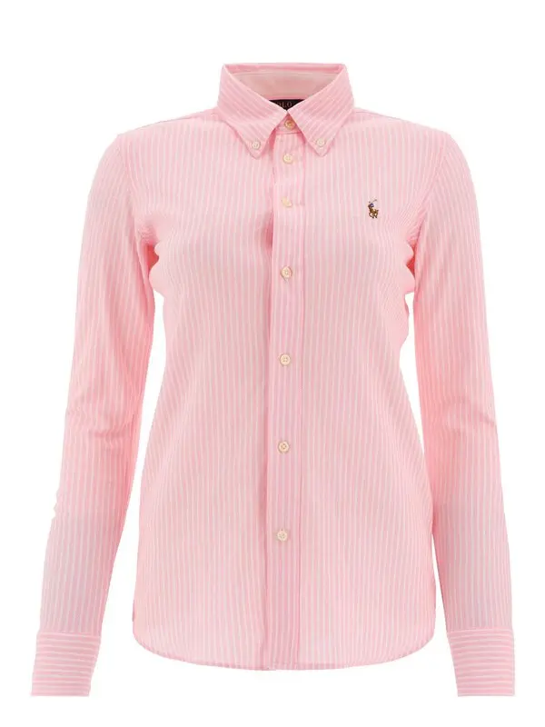 Polo Ralph Lauren Oxford Striped Shirt - Pink
