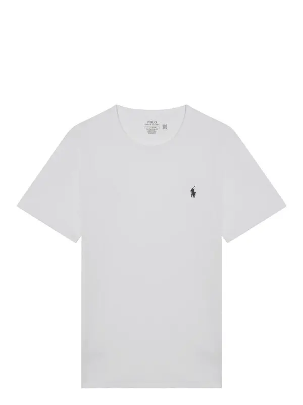 Polo Ralph Lauren T Shirt In Cotton Custom Slim Fit - White