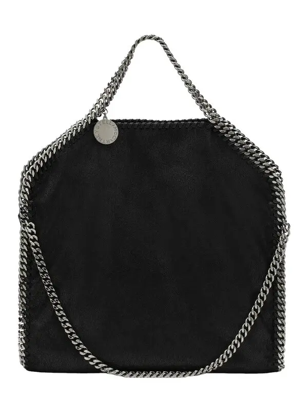 Stella McCartney Falabella Fold Over Tote - Black