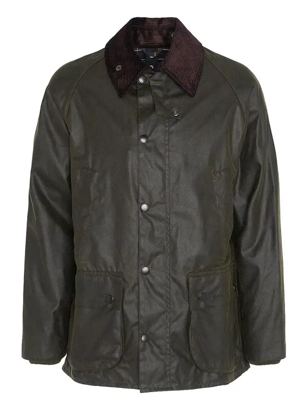 Barbour Waxed Bedale Jacket - Green