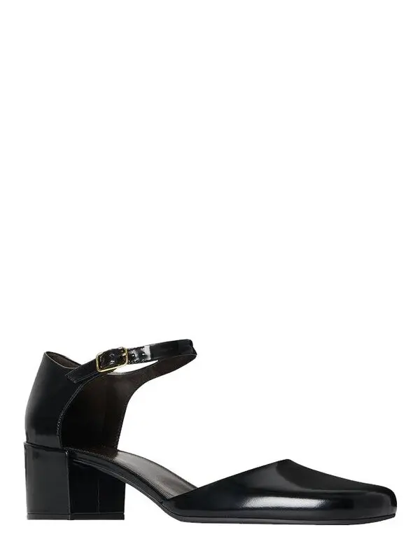 THE ROW Penelope Strap Pumps - Black