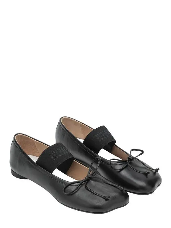 MAISON MARGIELA Anatomic Numeric Ballet Flats - Black