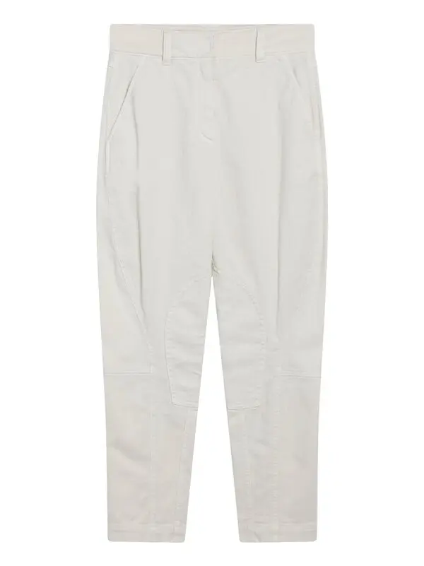 Brunello Cucinelli Equestrian Trousers - White