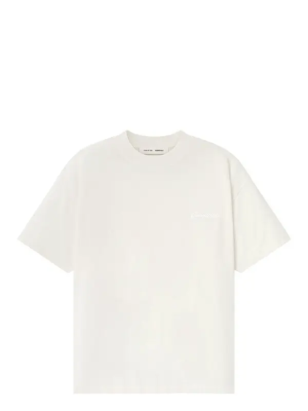 Fear Of God Embroidered Essential Tee - Cream