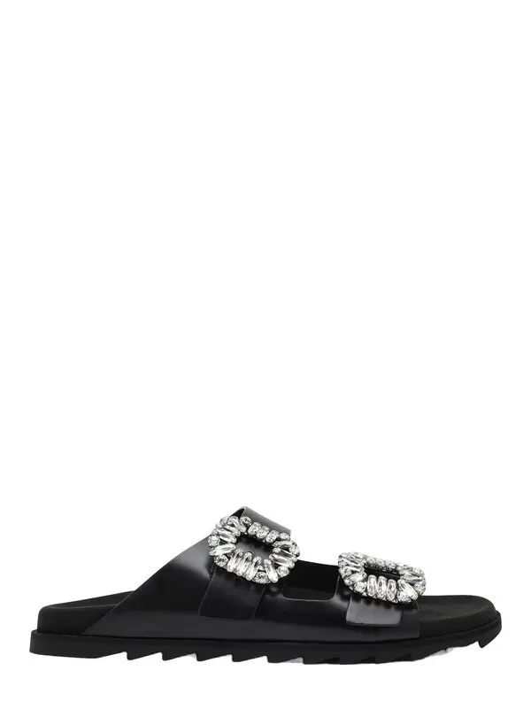 ROGER VIVIER Slidy Viv' Mules - Black