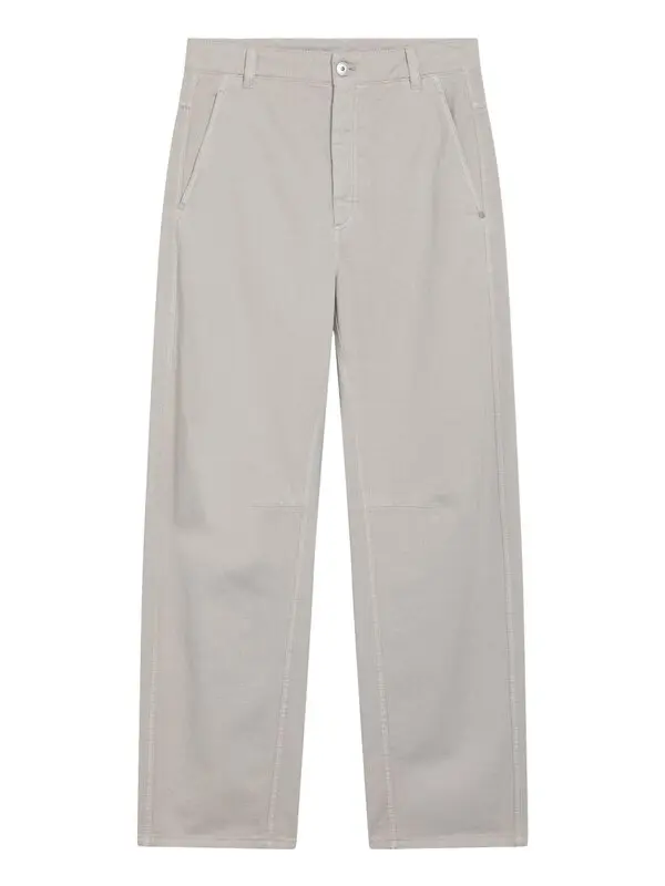Brunello Cucinelli Cotton Trousers - Beige