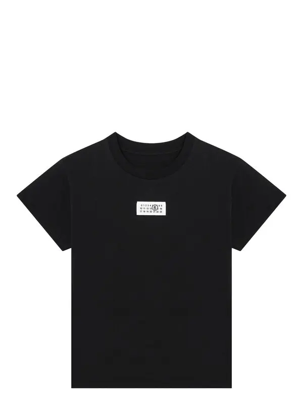 MAISON MARGIELA T-shirt With Numeric Signature Patch - Black