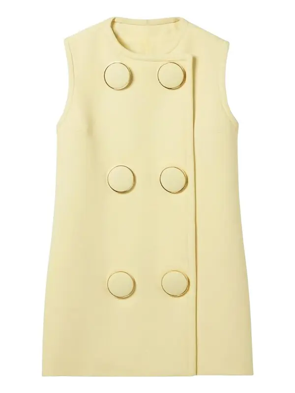 Gucci Buttoned Sleeveless Vest - Yellow