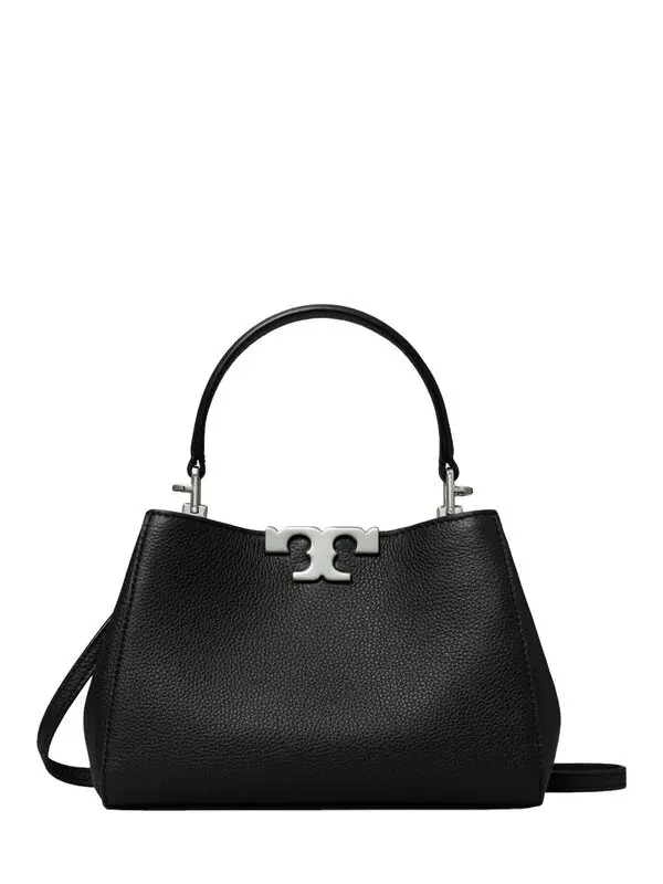 Tory Burch Eleanor Mini Leather Handbag - Black