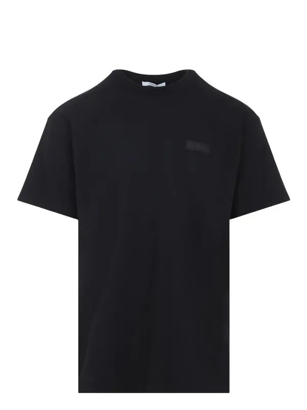 Givenchy Logo Cotton T Shirt - Black