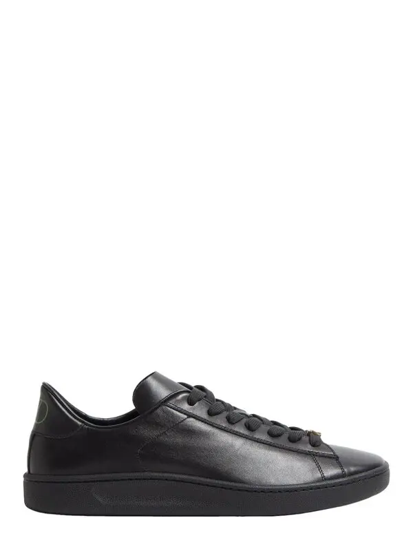 Valentino Garavani Royco Leather Sneakers - Black