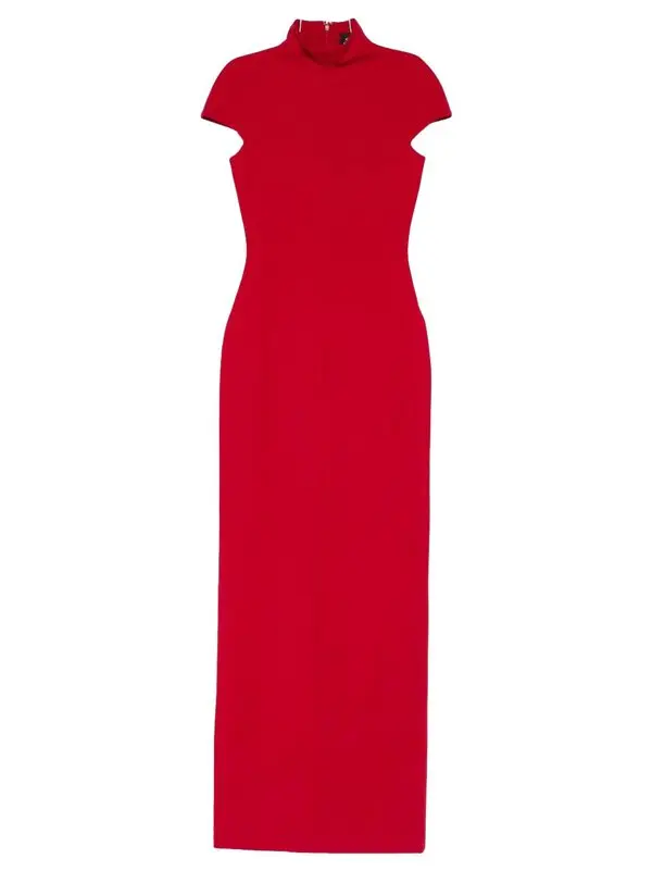 Solace London Lang Maxi Dress - Red
