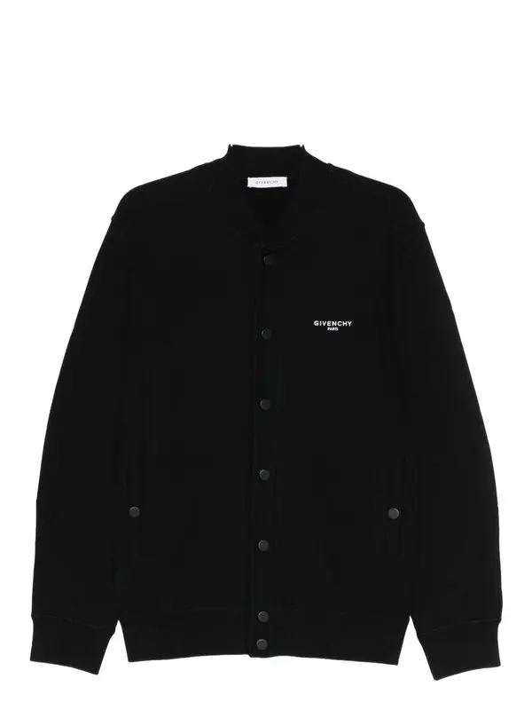 Givenchy Cotton Cardigan - Black