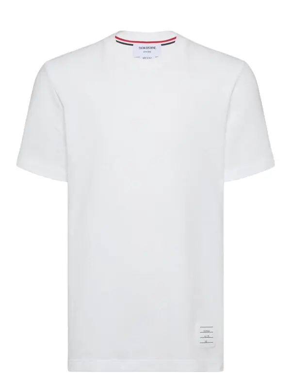 Thom Browne Cotton T Shirt - White