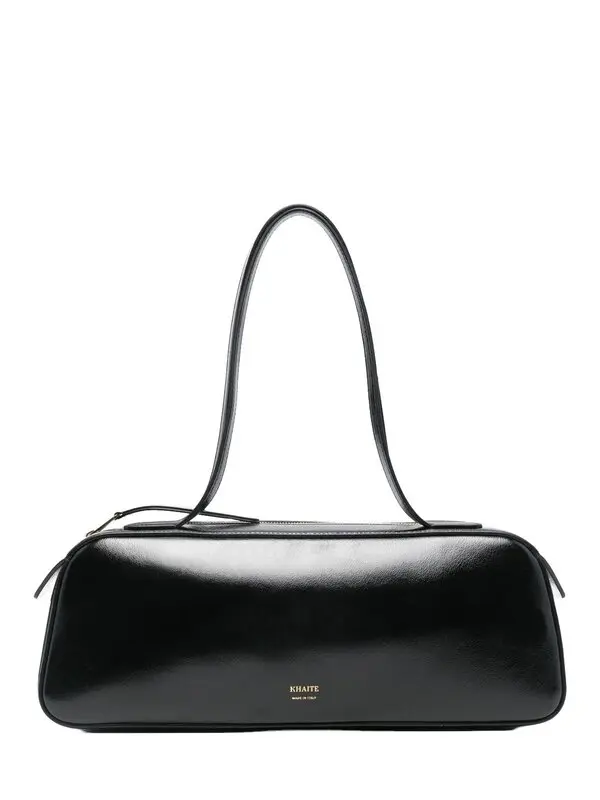 Khaite Simona Leather Shoulder Bag - Black