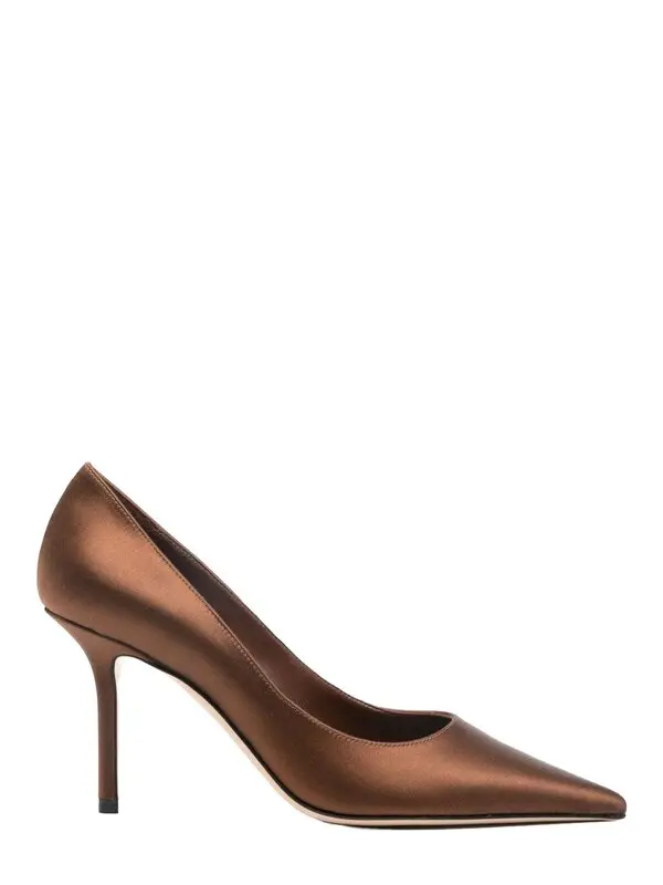JIMMY CHOO Lvoe Leather Pumps - Brown