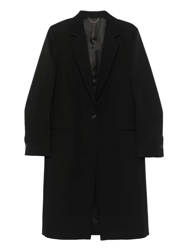 TOTEME Wool Tailored Coat - Black