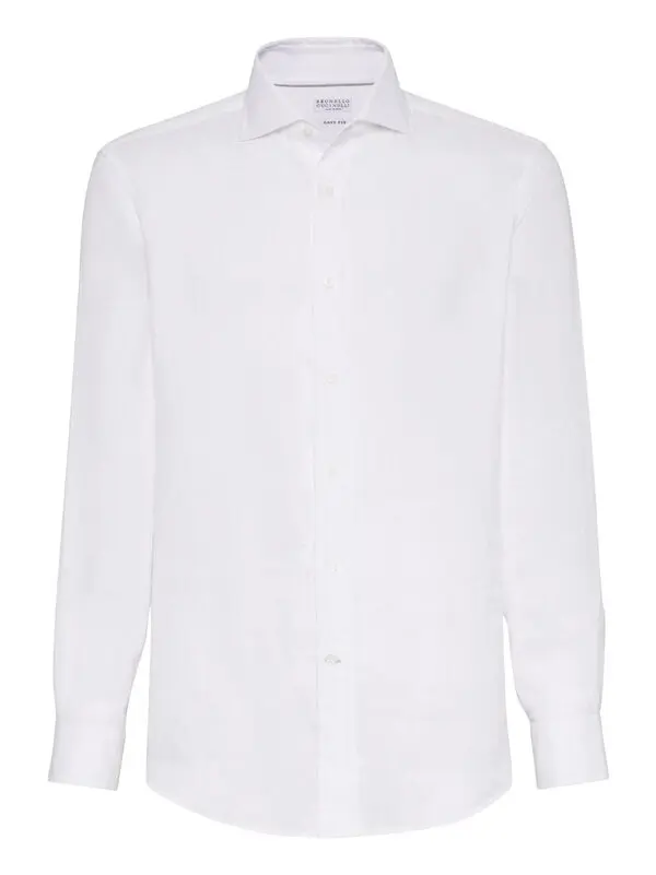 Brunello Cucinelli Linen Shirt - White