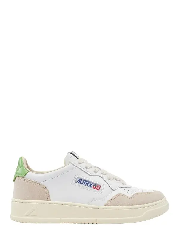 AUTRY Medalist Leather Sneakers - White