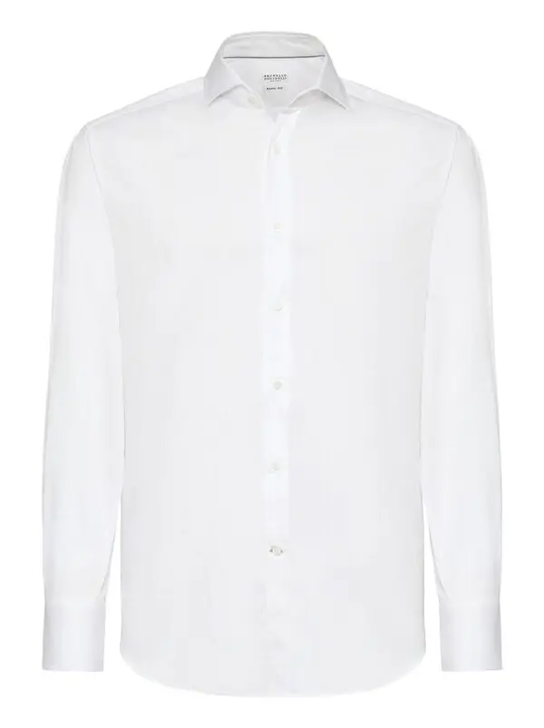 Brunello Cucinelli Cotton Shirt - White