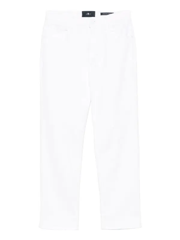 SEVEN Calie Straight Denim Jeans - White