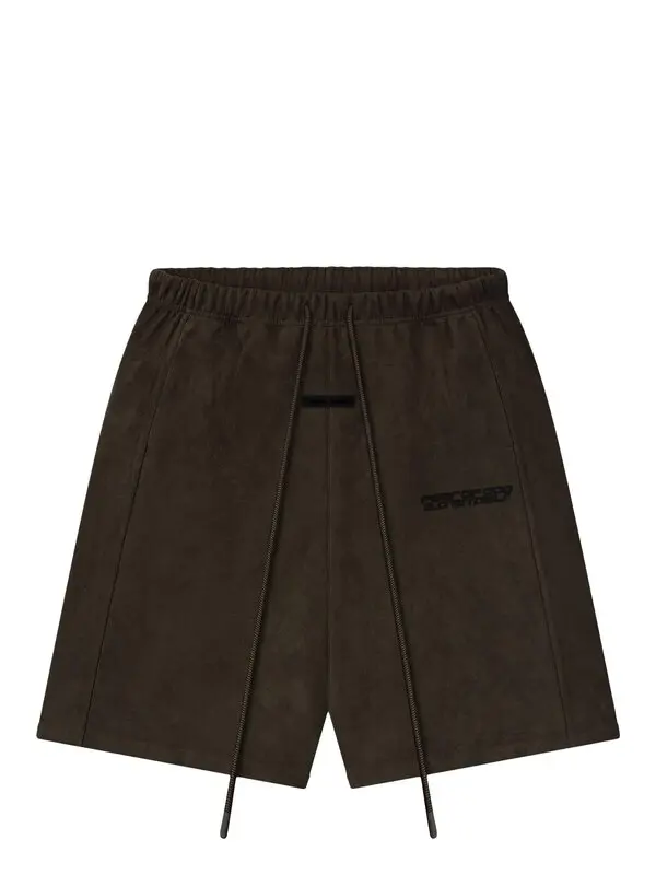Fear Of God Suede Fleece Relaxed Short - Brown