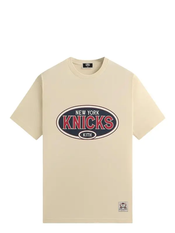 Kith For The New York Knicks Vintage Jones Tee - Cream