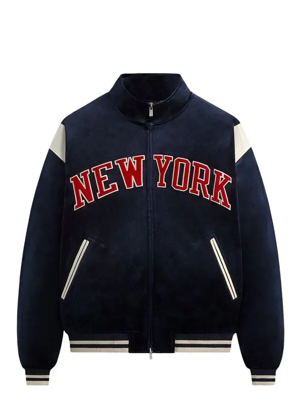 Kith For The New York Knicks Velour Track Jacket - Black