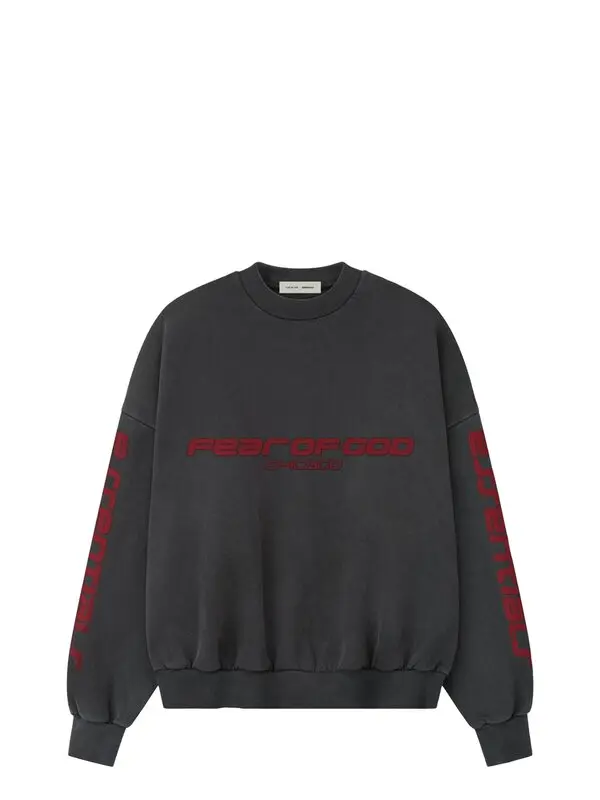 Fear Of God Chicago Heavy Fleece Cropped Sweatshirt - Grey