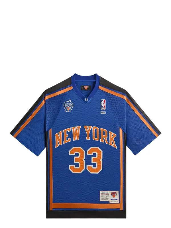 Kith For The New York Knicks Patrick Ewing Mesh Shirt - Blue