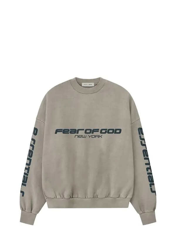 Fear Of God Heavy Fleece Cropped Sweatshirt - Grey