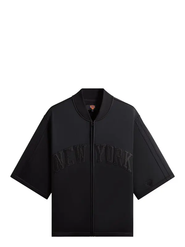 Kith For The New York Knicks Tricot Full Zip Sweater - Black