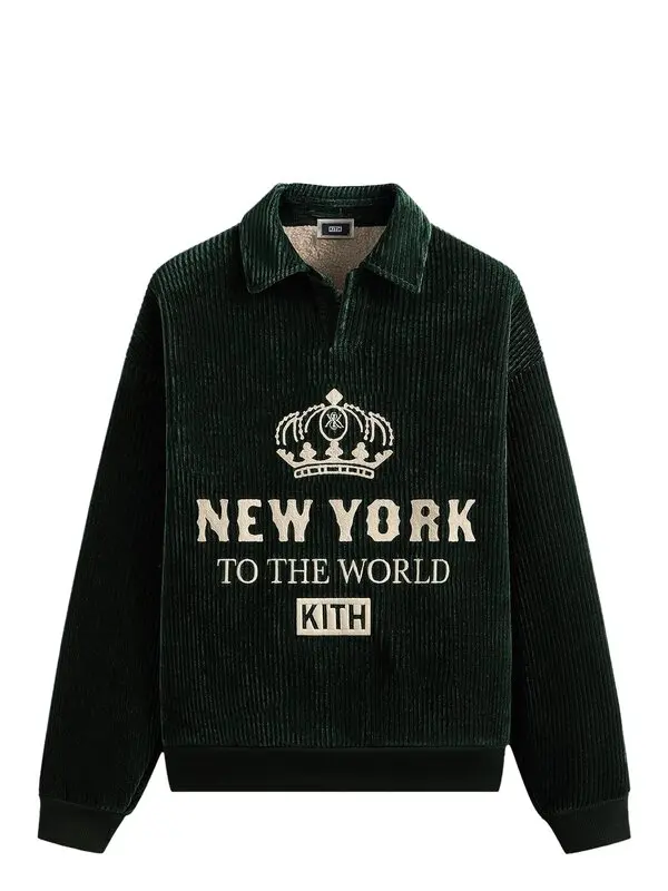 Kith Bonded Cord Boucle Nelson Rugby - Green
