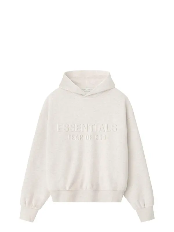 Fear Of God Embossed Classic Hoodie - White